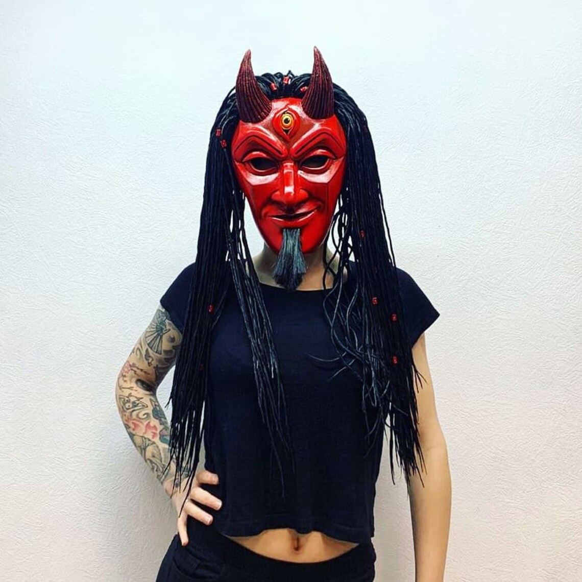 Lucifer Mask. Demon Mask. Devil Mask. Satan Mask. Halloween | Etsy