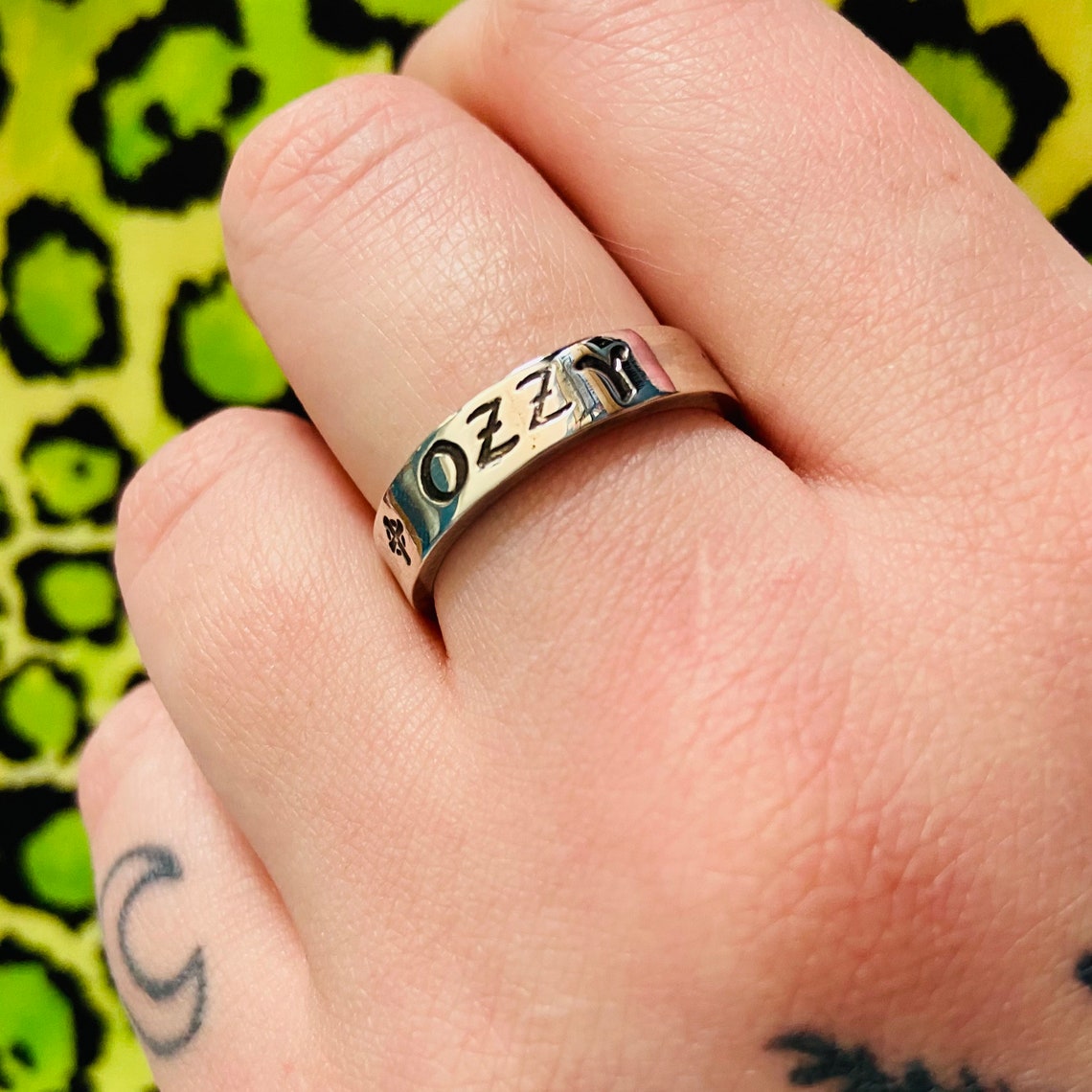 Ozzy Osbourne Stacking Ring Black Sabbath Jewellery | Etsy