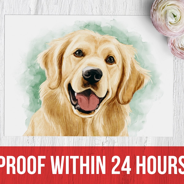 Digital Pet Portrait - Etsy