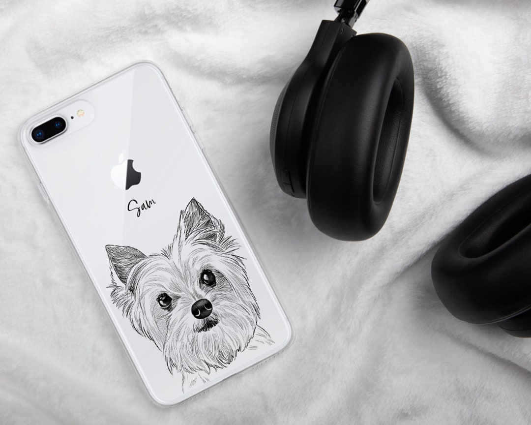 Custom Pet Phone Case, Pet Portrait iPhone Case, Custom Dog Phone Case ...