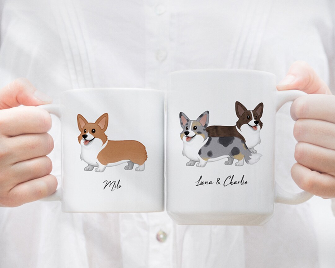 Custom Corgi Mug, Personalized Corgi Gift, Corgi, Corgi Owner Gift ...