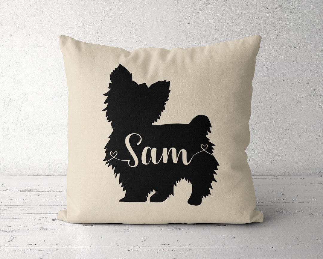 Custom Yorkshire Terrier Pillow, Personalized Yorkie Pillow Case Cover ...