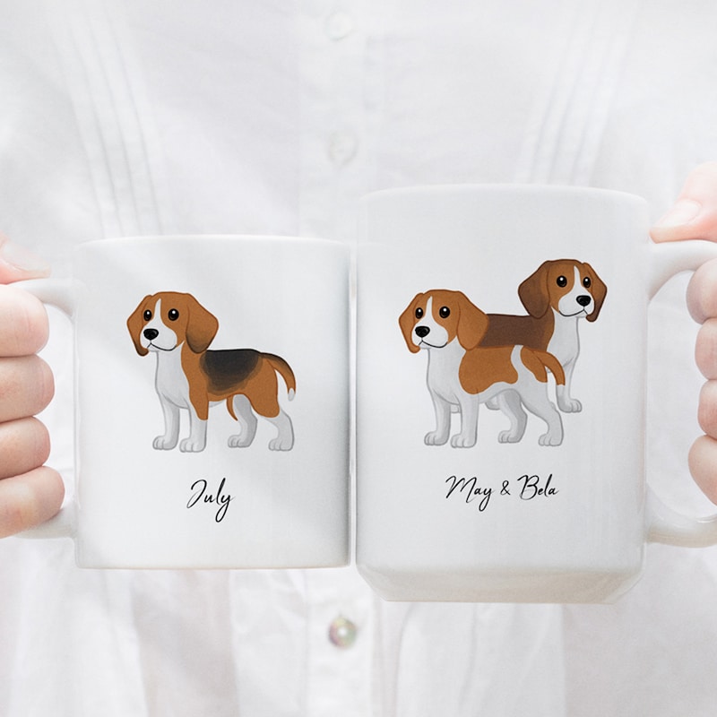 Personalized Beagle Mugs - Etsy