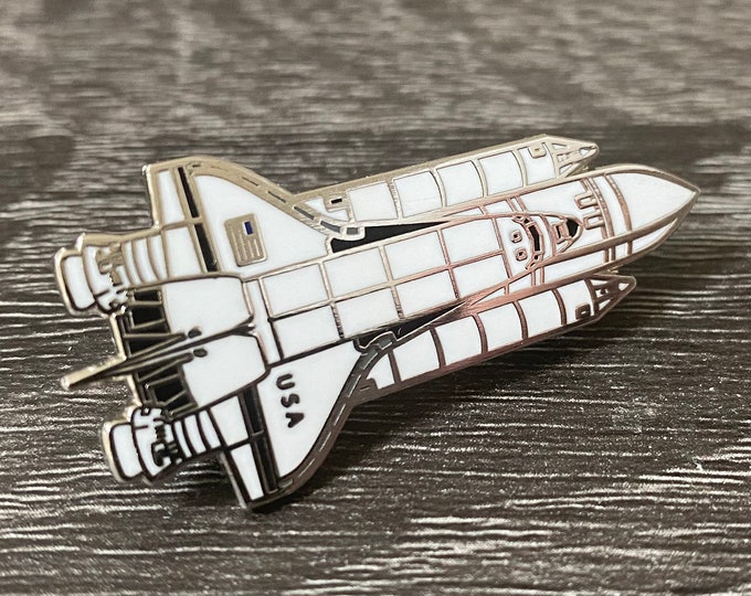 Space Shuttle Enamel Pin Lapel Brooch NASA Scientist / Astronaut Aerospace Gift - Etsy