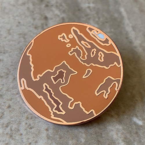Mars Hard Enamel Pin | Etsy