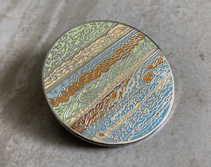 Jupiter Hard Enamel Pin - Etsy