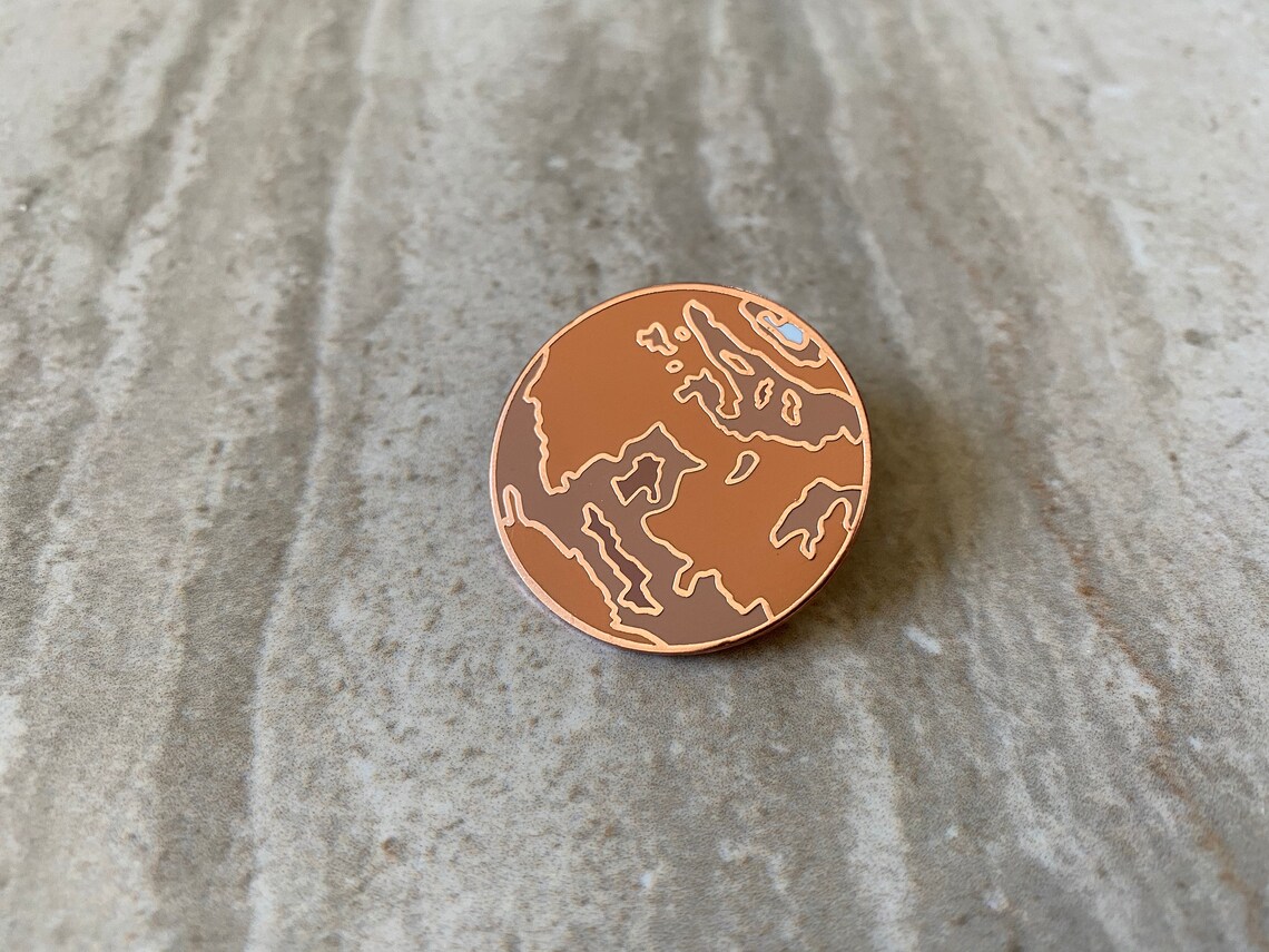 Mars Hard Enamel Pin | Etsy