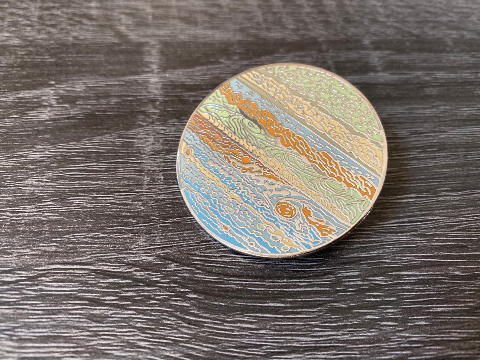 Jupiter Hard Enamel Pin - Etsy