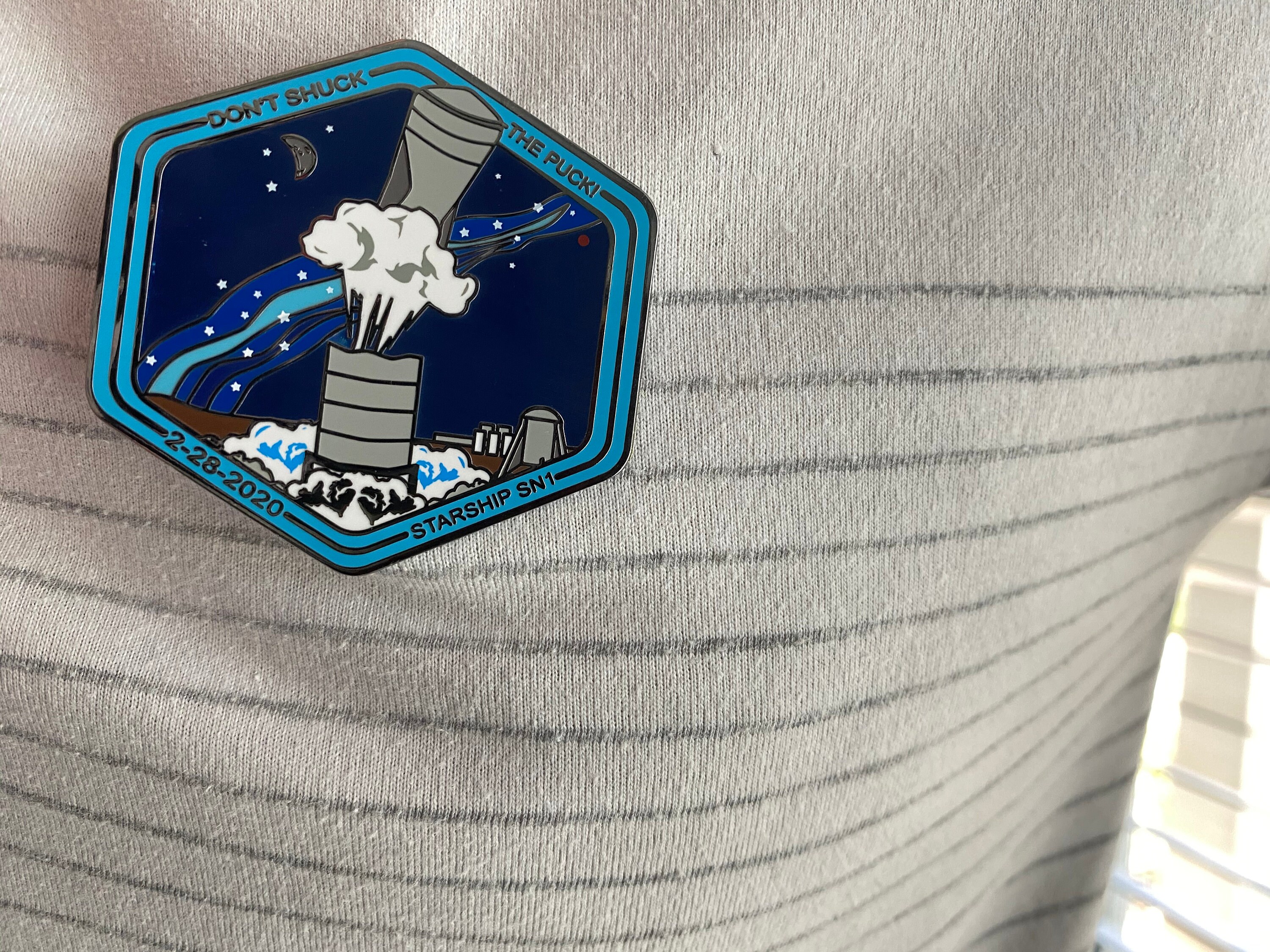 Starship SN1 Commemorative Mission Patch Pin | Etsy