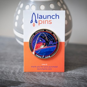 NASA Crew-9 USCV-9 Mission Patch Hard Enamel Pin - Etsy