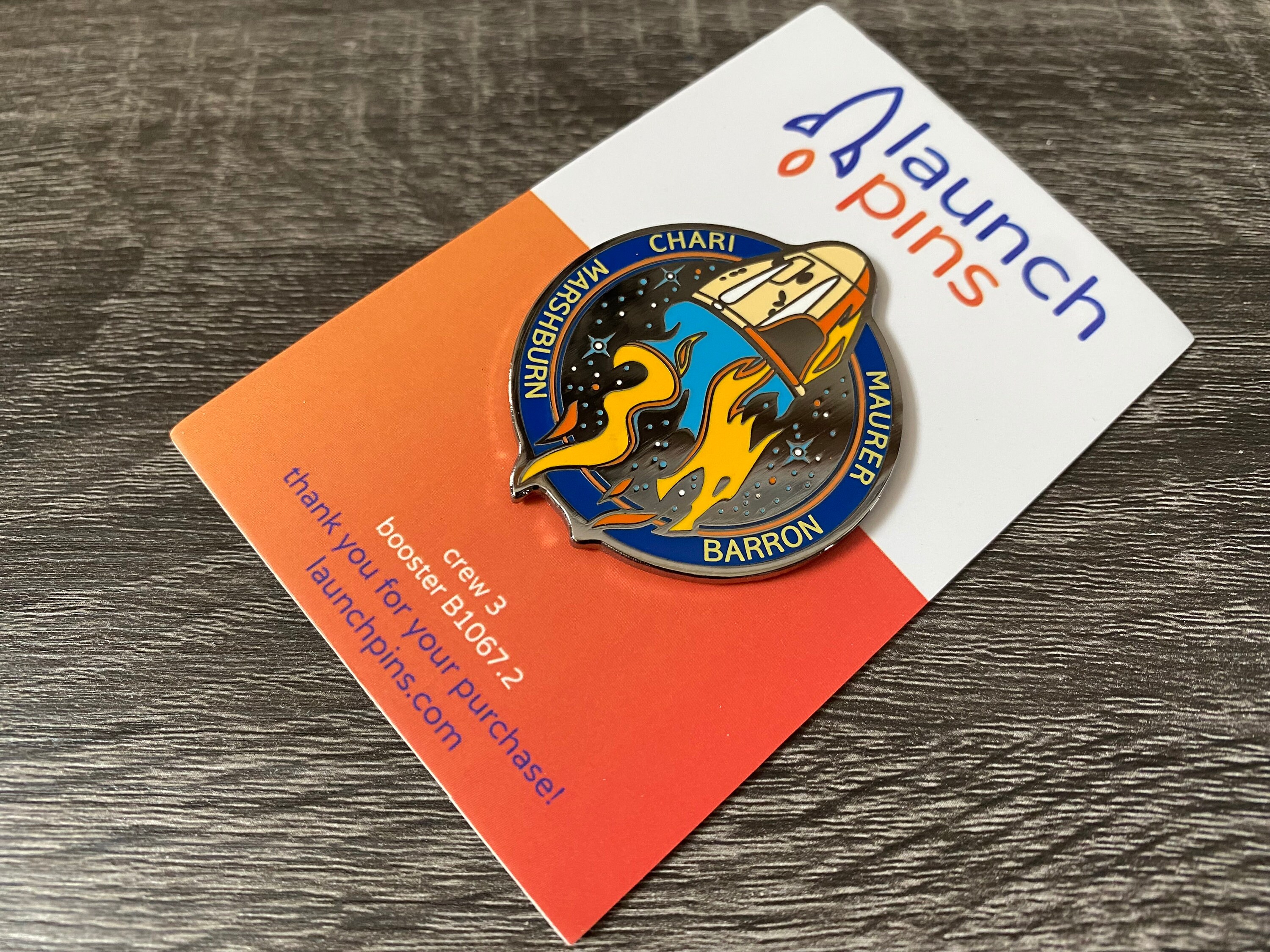 NASA Crew-3 USCV-3 Mission Patch Hard Enamel Pin - Etsy