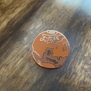Mars Hard Enamel Pin - Etsy