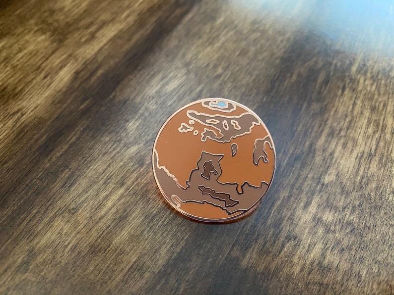 Mars Hard Enamel Pin - Etsy