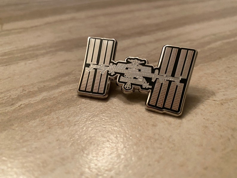 International Space Station (ISS) Enamel Pin - Etsy