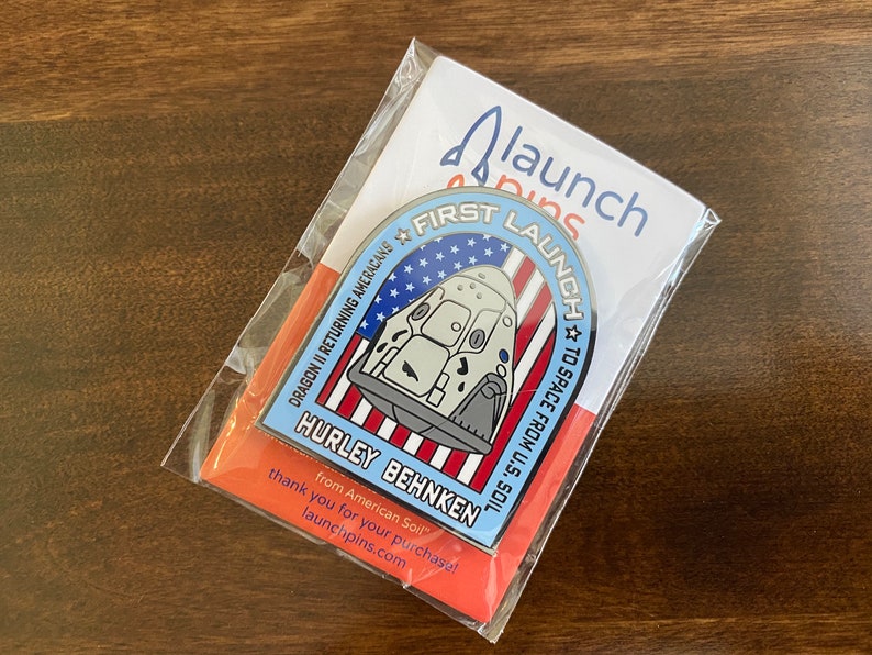 Crew Dragon Demo 2 Spacex 45th Space Wing Mission Patch Hard - Etsy