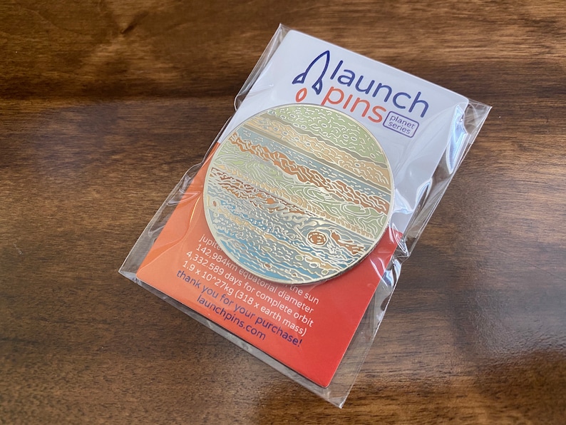 Jupiter Hard Enamel Pin - Etsy