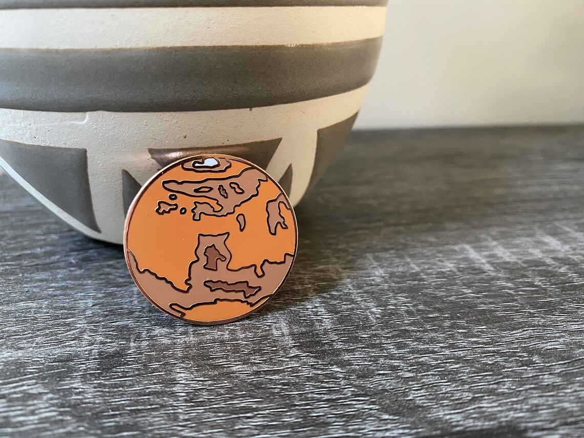 Mars Hard Enamel Pin | Etsy