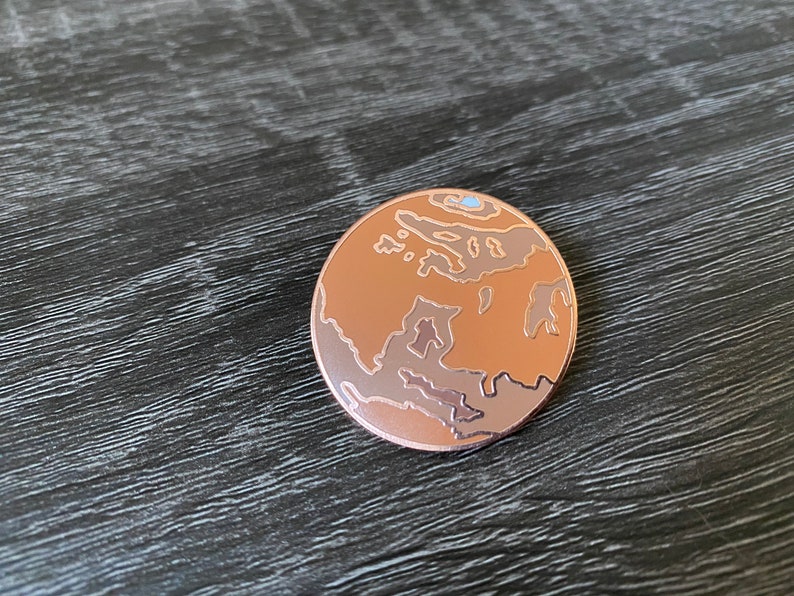 Mars Hard Enamel Pin | Etsy