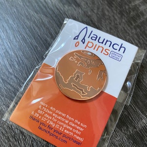 Mars Hard Enamel Pin - Etsy