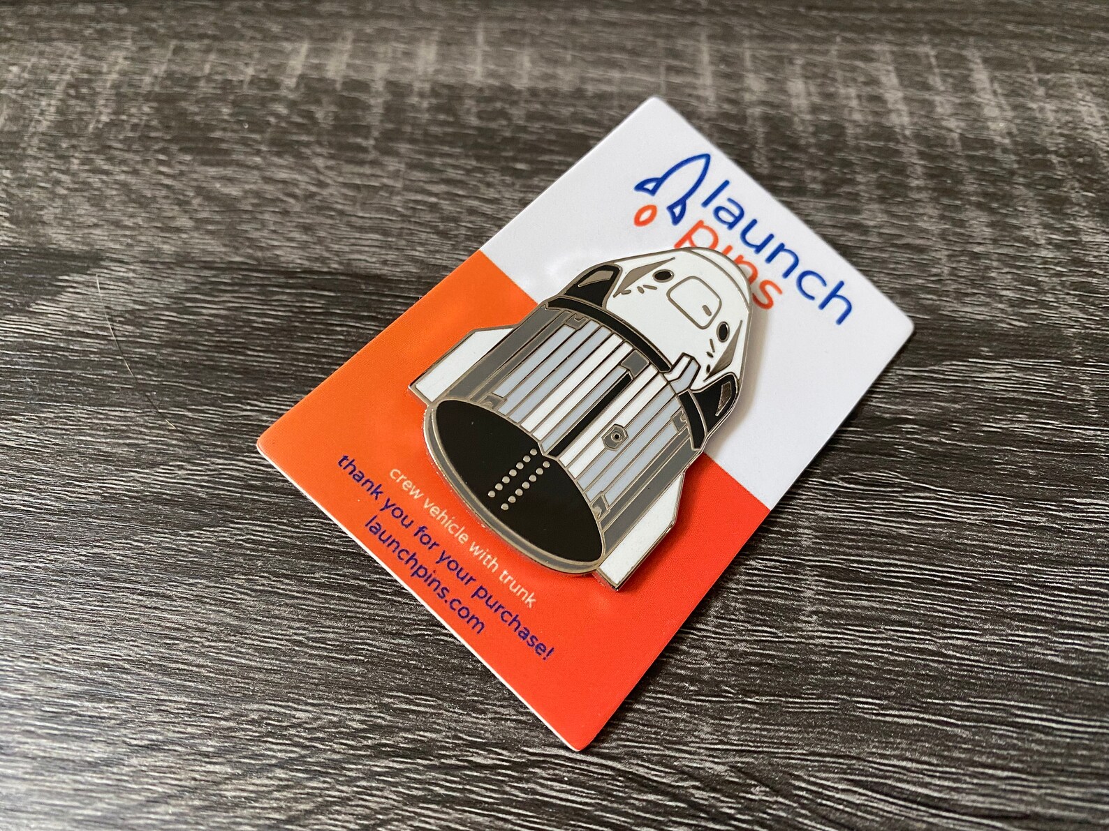 Crewed Vehicle With Trunk Hard Enamel Pin - Etsy