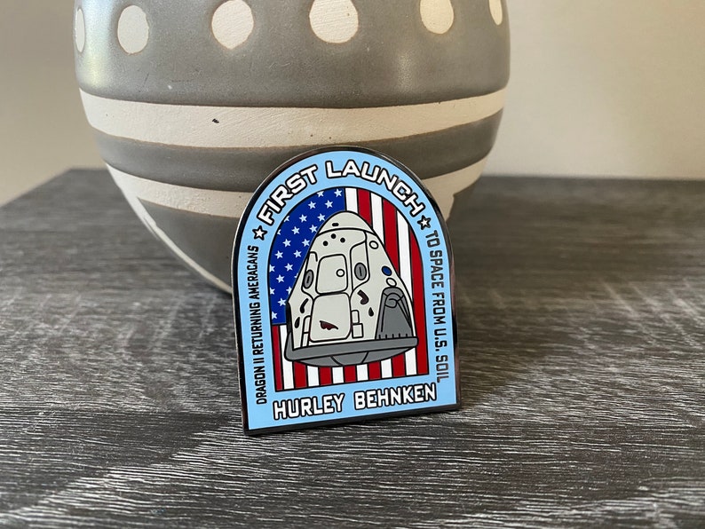 Crew Dragon Demo 2 Spacex 45th Space Wing Mission Patch Hard - Etsy