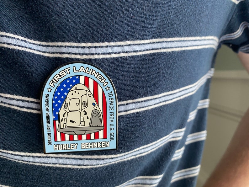 Crew Dragon Demo 2 Spacex 45th Space Wing Mission Patch Hard - Etsy