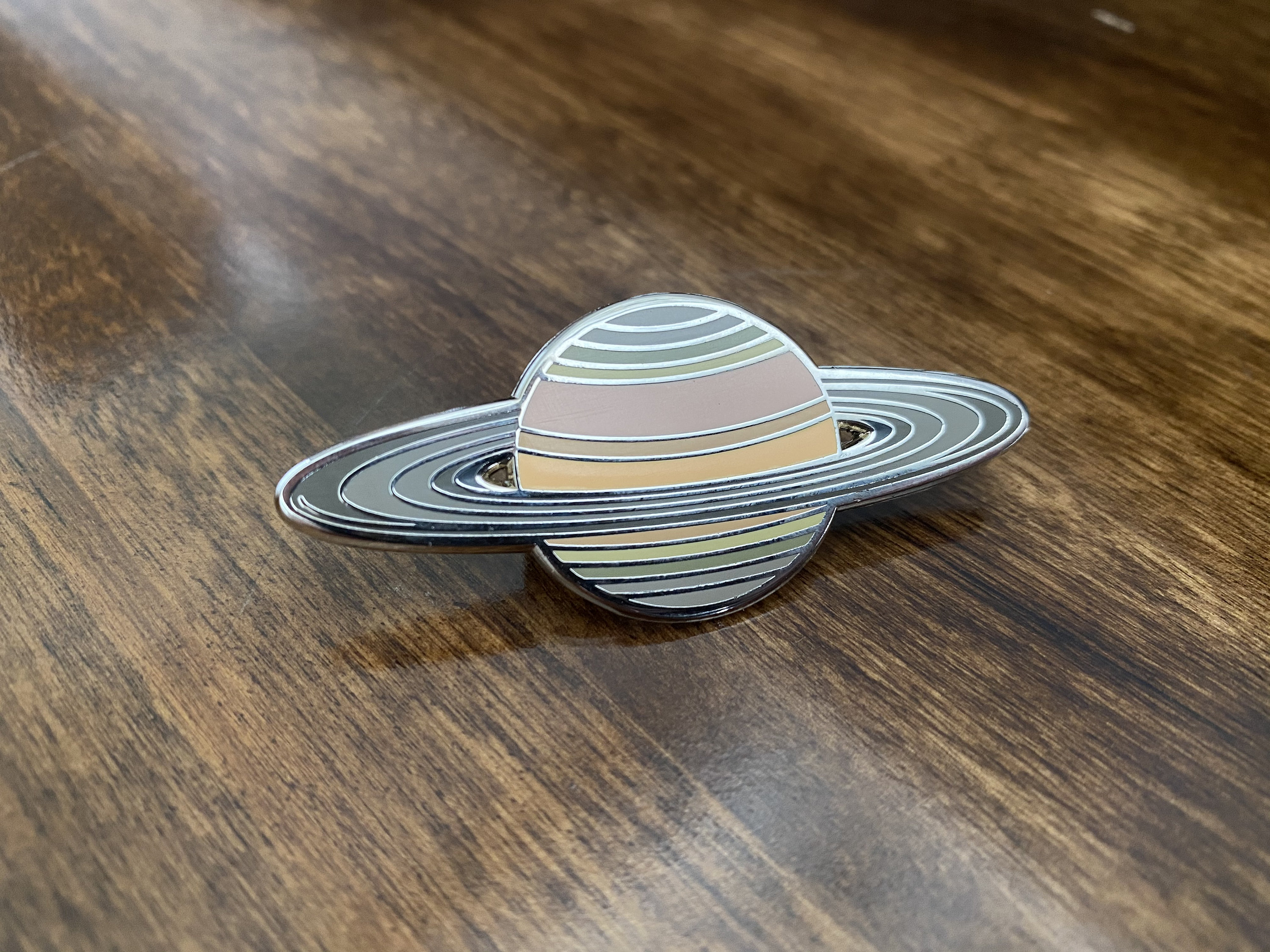 Saturn Hard Enamel Pin - Etsy