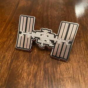 International Space Station (ISS) Enamel Pin - Etsy