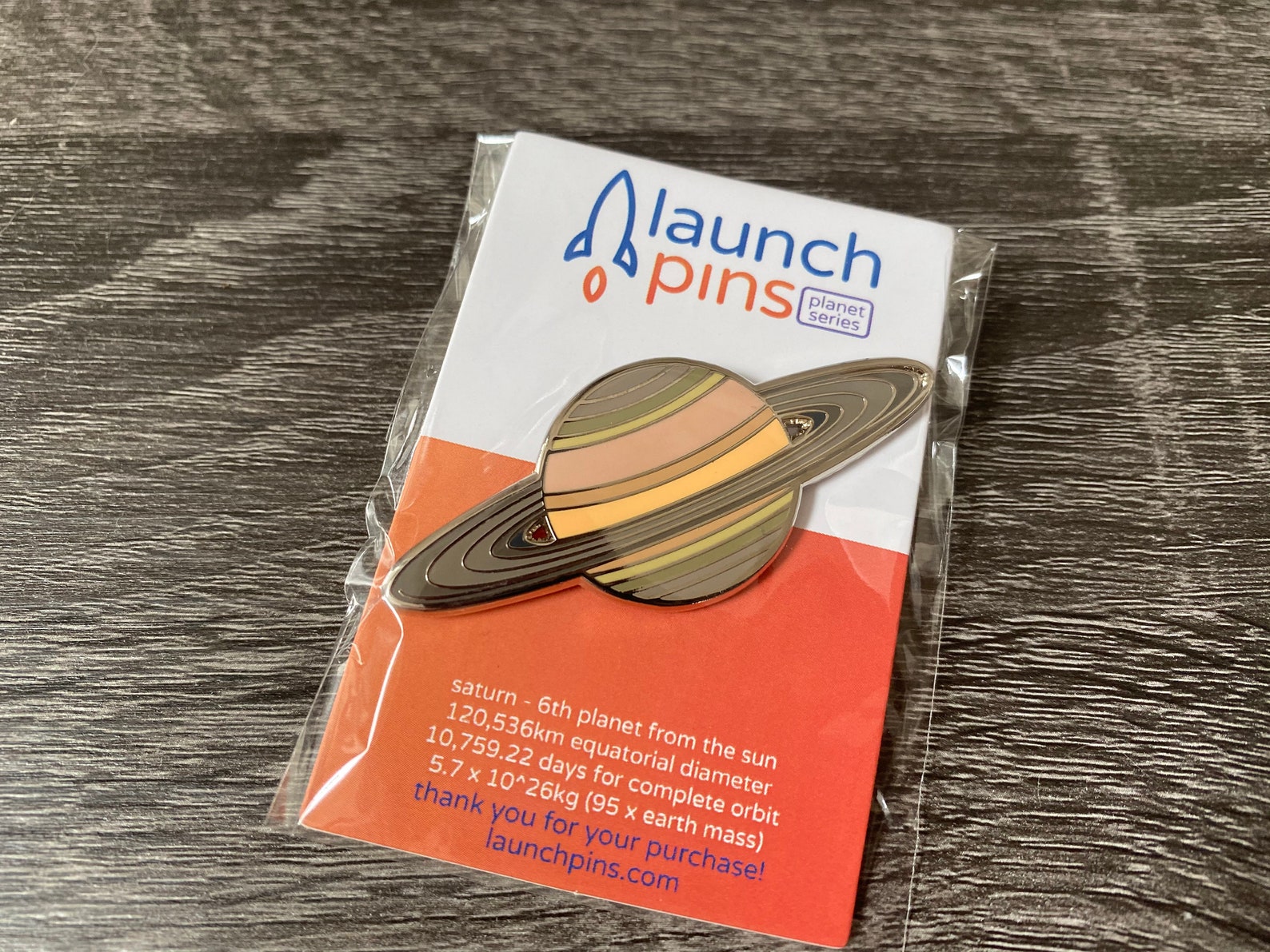Saturn Hard Enamel Pin - Etsy