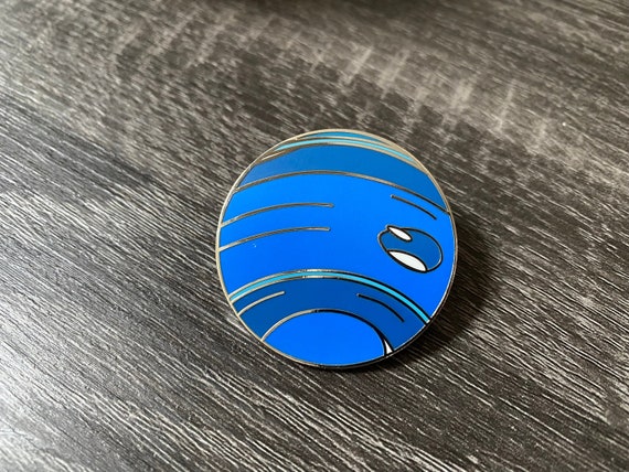 Neptune Hard Enamel Pin | Etsy