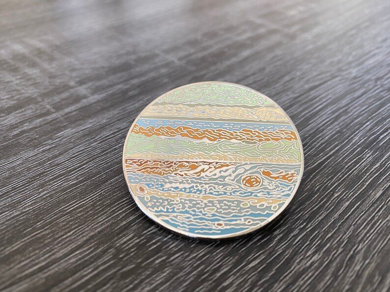 Jupiter Hard Enamel Pin - Etsy