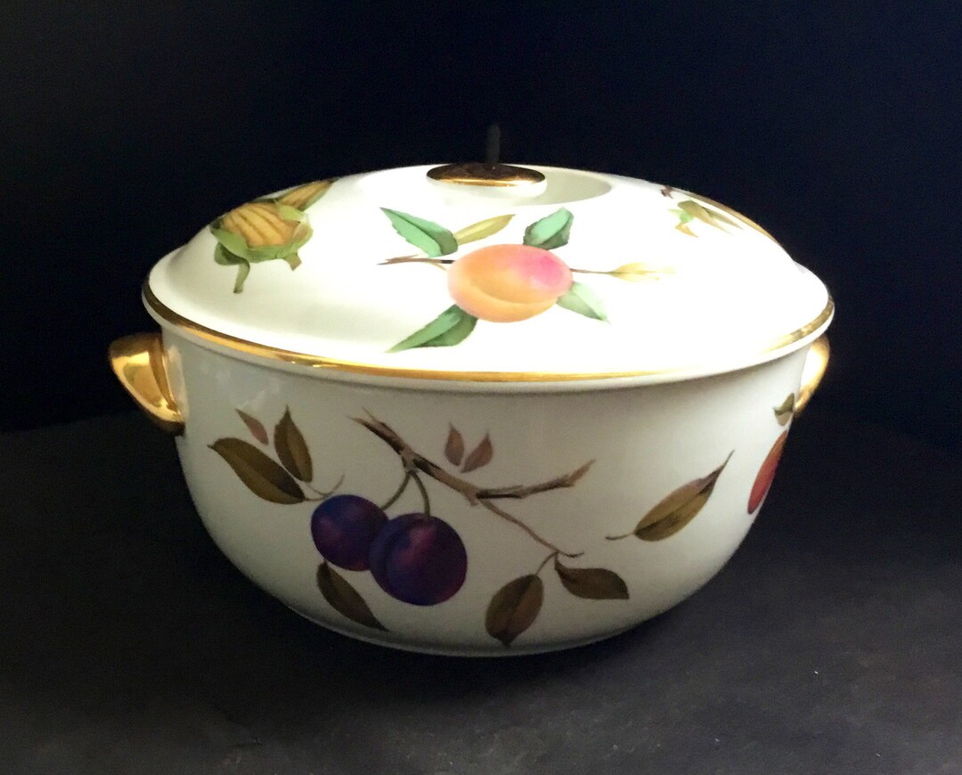 Royal Worcester,evesham Range Round Casserole Dish - Etsy