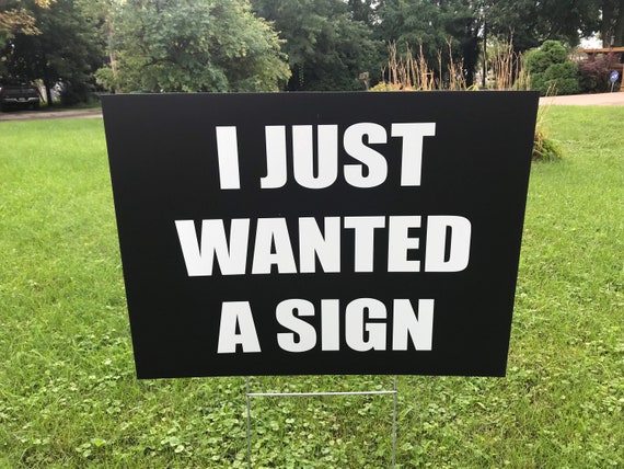 Want Sign