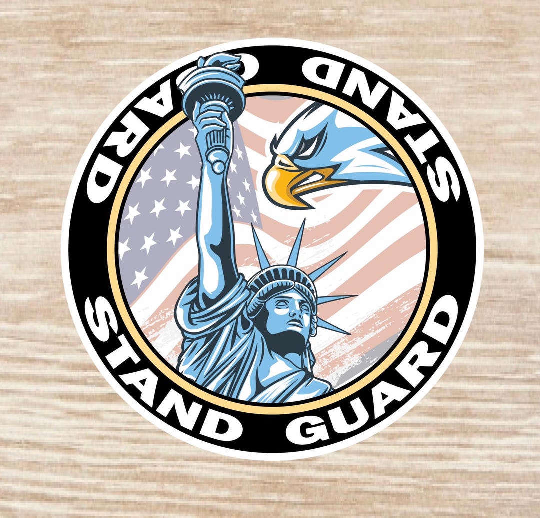 Stand Guard Individual Sticker Pack, Die Cut Waterproof Vinyl Decals ...