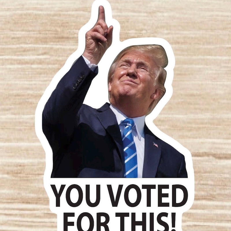 Trump Decals or Stickers - Etsy