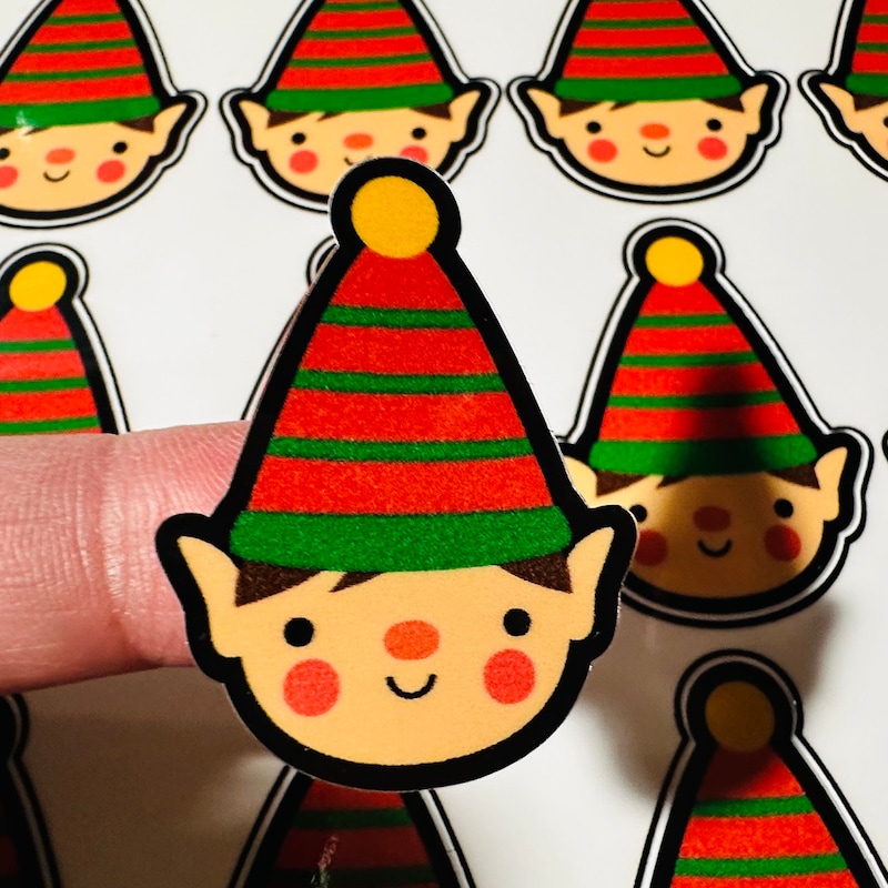Elf Stickers - Etsy