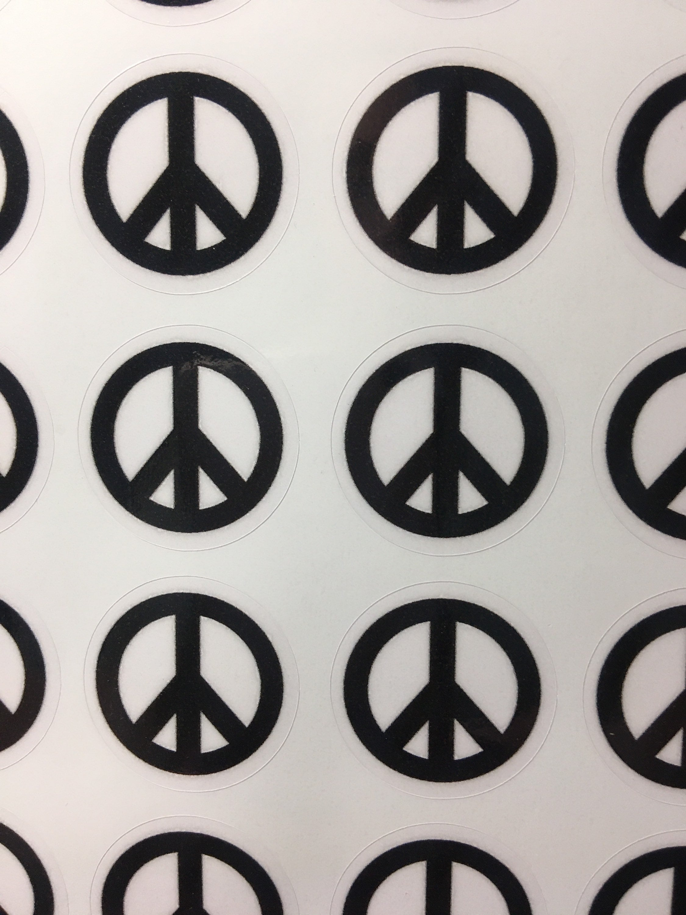 Peace Sign Sticker Sheet-61 Stickers - Etsy