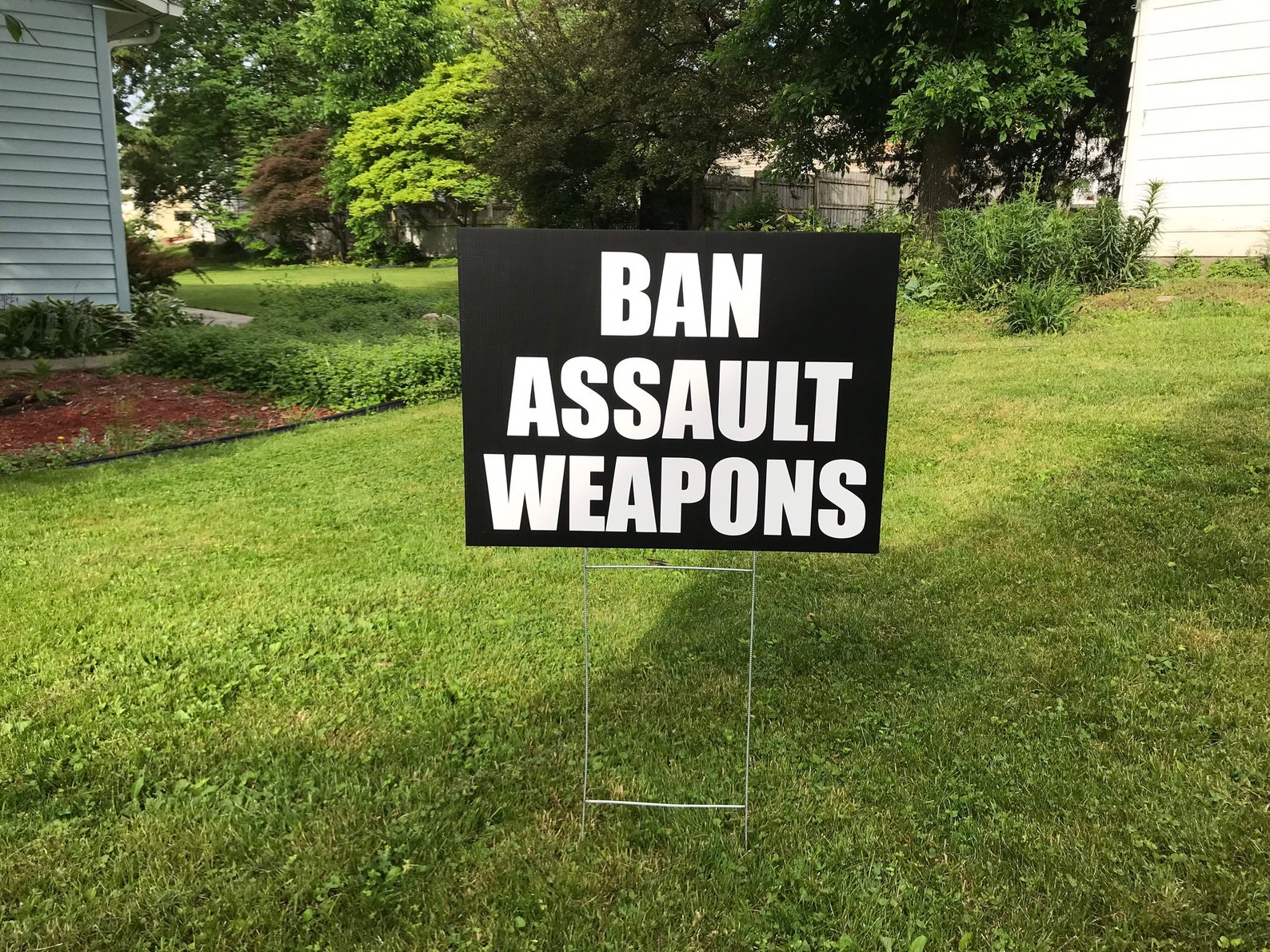Ban Assault Weapons Yard Sign Protest Sign - Etsy