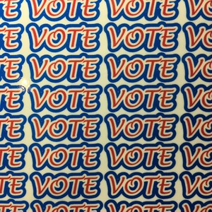 Vote Sticker Sheet - 102 Stickers - Etsy