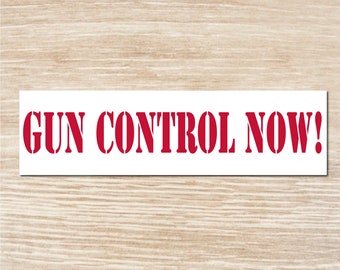 Regulate Guns Just Like Cars Bumper Sticker Vinyl Decal Gun | Etsy