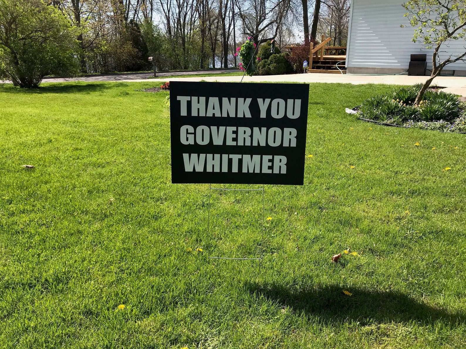 Thank You Governor Whitmer Yard Sign - Etsy