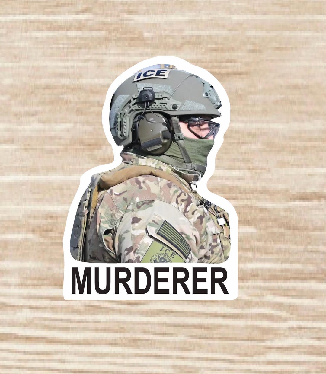 ICE Agents Are Murderers Die Cut Sticker Sheet, Waterproof Vinyl Decals ...