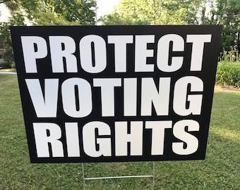 Democracy Sign | Etsy