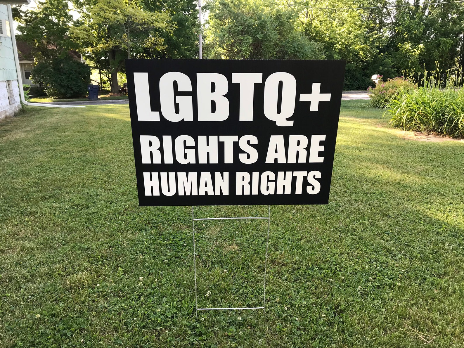 LGBTQ Rights Are Human Rights Yard Sign Protest Sign - Etsy