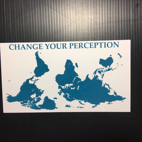 World Map Decal - Etsy