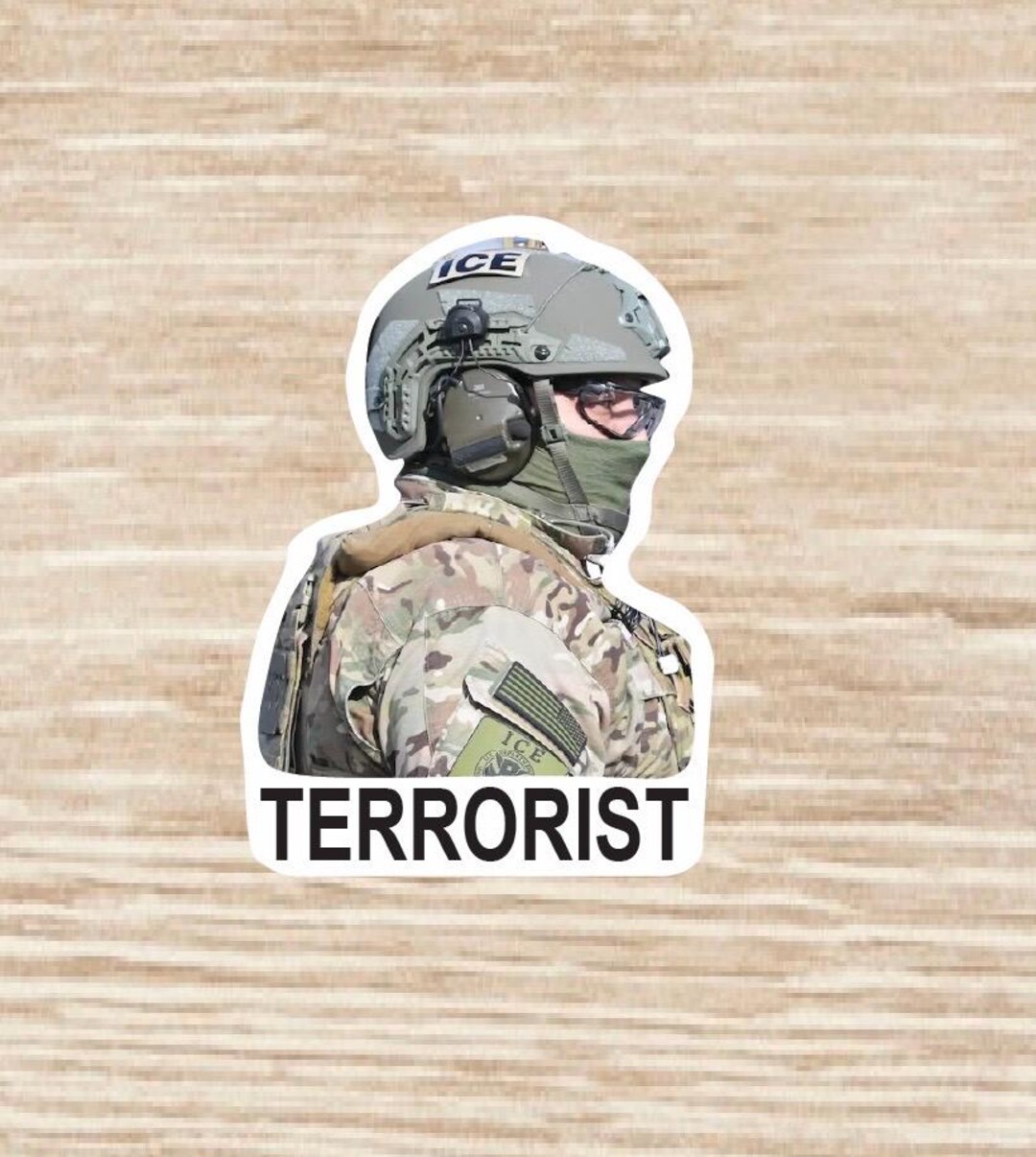 ICE Agents Are Terrorists Die Cut Sticker Sheet, Waterproof Vinyl ...