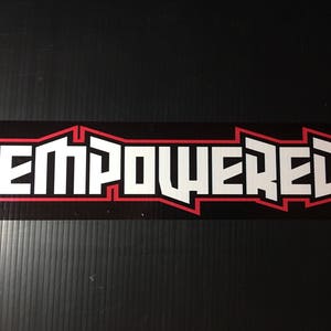 Empowered Bumper Sticker Vinyl Decal - Etsy