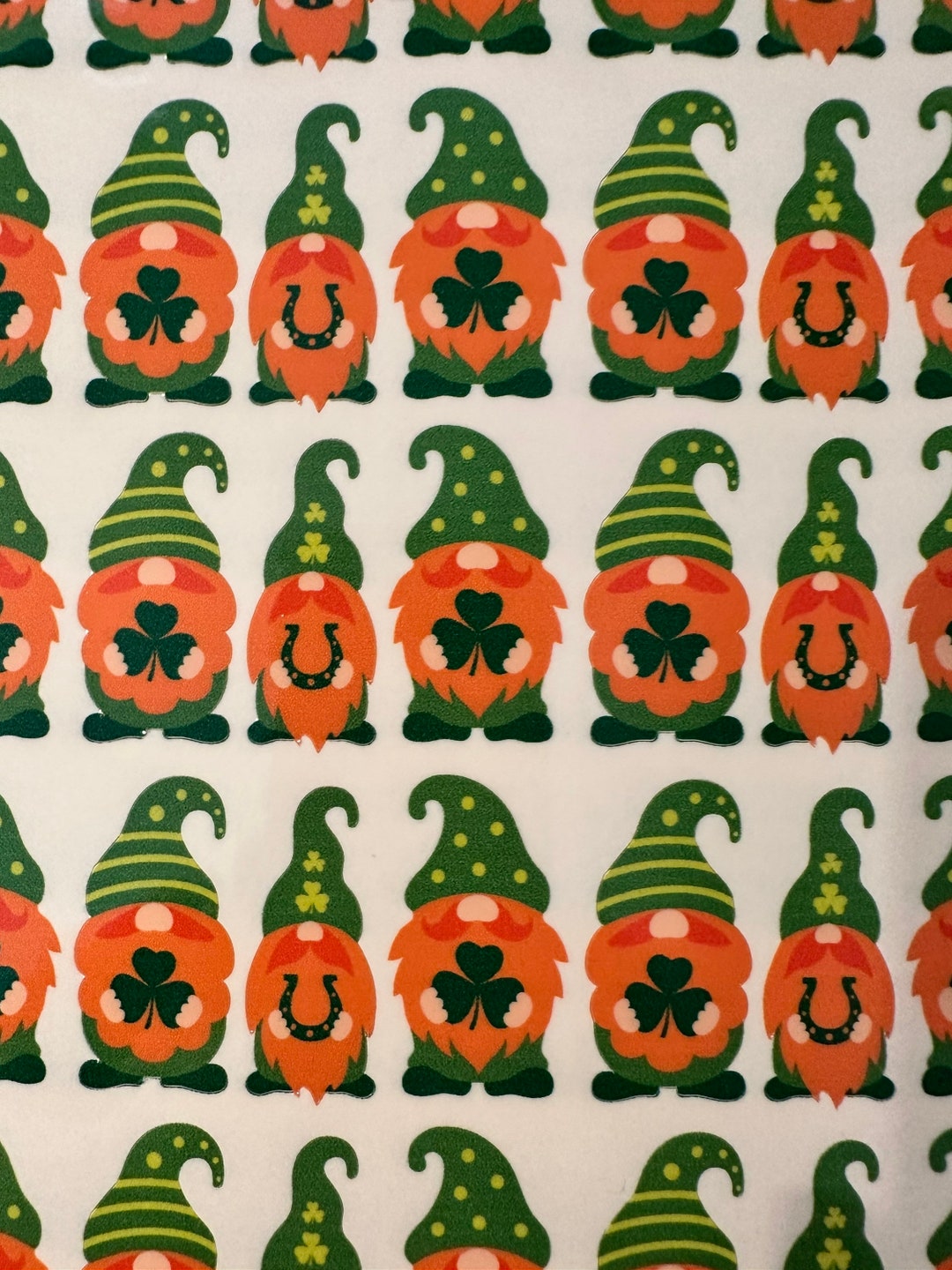 Irish St. Patricks Day Gnome Sticker Sheet 59 Stickers - Etsy