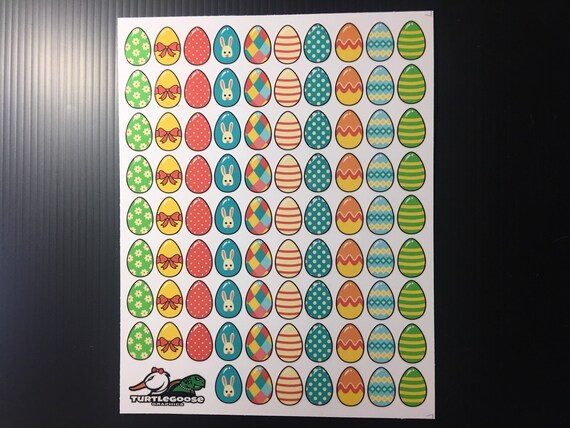 Paper Paper & Party Supplies Egg Sticker Sheet etna.com.pe