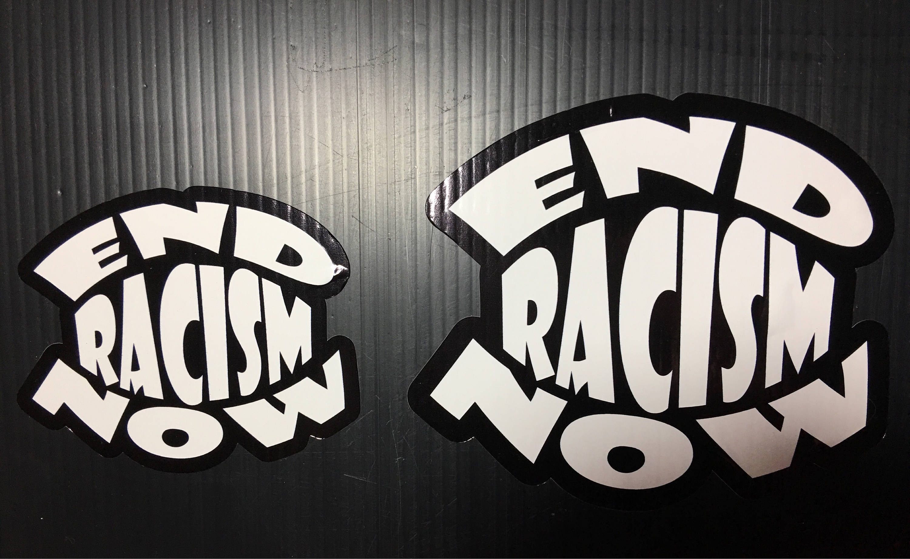 END RACISM NOW Sticker Vinyl Decal Pairs and Group | Etsy